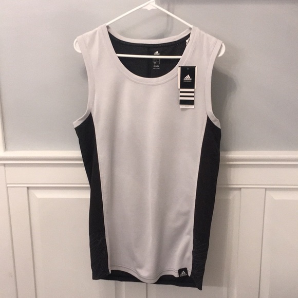 adidas | Shirts | Adidas Block Printed Tank Top | Poshmark